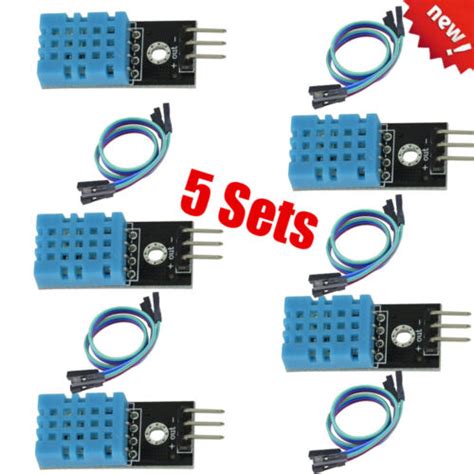 5pcs Dht11 Temperature And Relative Humidity Sensor Module For Arduino