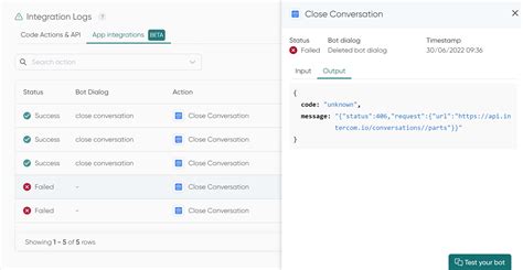 Execution Logs Chatlayer Documentation