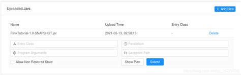 2 linux部署flink——提交job flink ui submit new job checkpoint csdn博客
