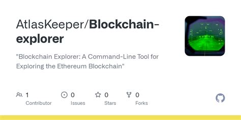 Github Atlaskeeperblockchain Explorer Blockchain Explorer A