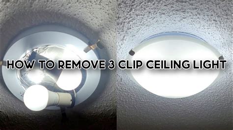 How To Remove Ceiling Light With Clips