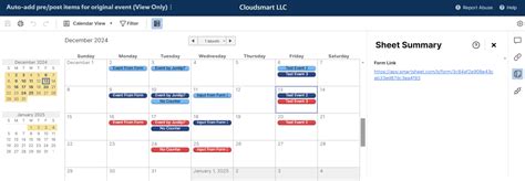 Automation Of Additional Line Items And Events Once Original Event Date Created Smartsheet
