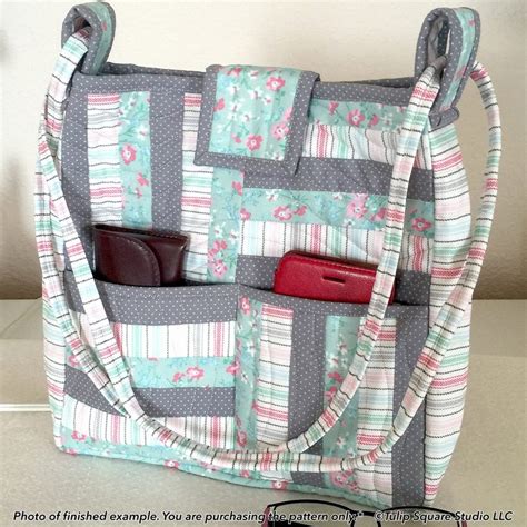 Quilted Hobby Tote Patterns Archives Tulip Square ~ Patterns For