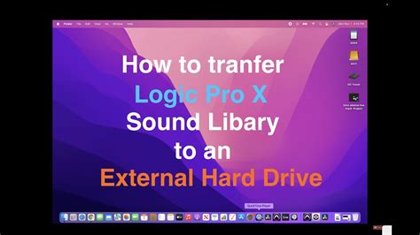 Logic Pro X Moving Libraries To An External Ssd Hard Drive Macbook Pro