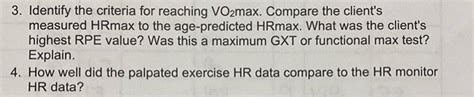 Data Collection Form For Treadmill Maximal Graded