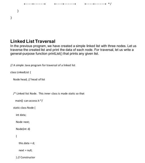 Solved Linked List Data Structure A Linked List Is A Linear