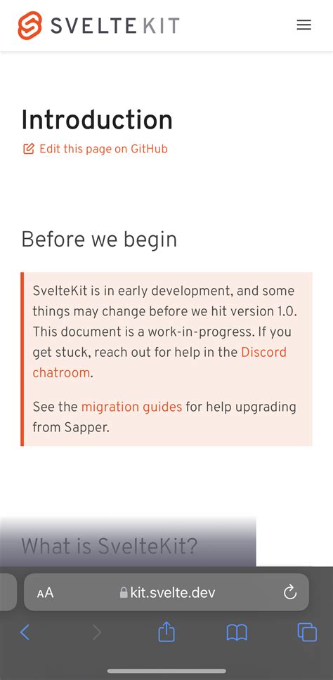 A Shadow Hangs Over Svelte Kit · Issue 3830 · Sveltejskit · Github