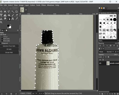 Gimp 简单指南：如何使背景透明
