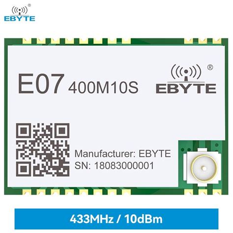 Ebyte Buy E07 400m10s Ti Cc1101 Price Wireless Rf 433mhz 1 5km Smd Spi Module Iot Module Shop