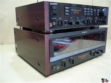 Sony Ta N77es Power Amplifier With Matching Sony Ta E77esd Pre