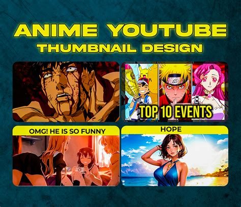 Anime Thumbnail Design Assets Behance