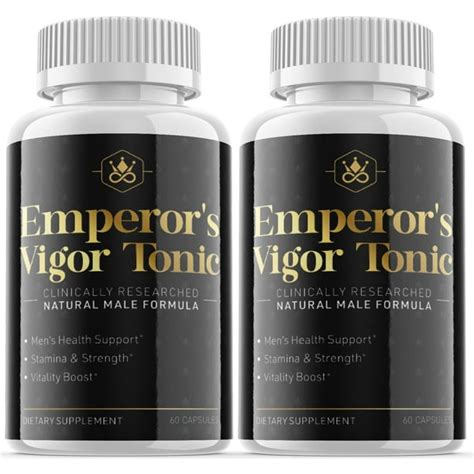 2 Pack Emperors Vigor Tonic Dietary Supplement 120 Capsules