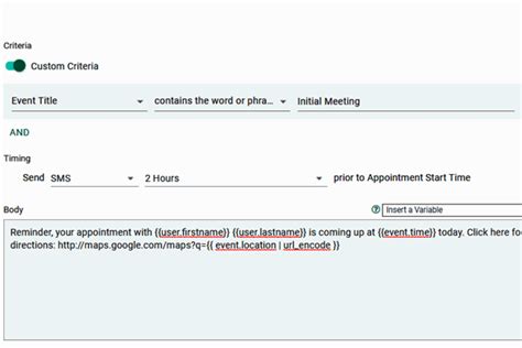 Link To Google Maps In Your SMS Appointment Reminder End To End Meeting Management Platform