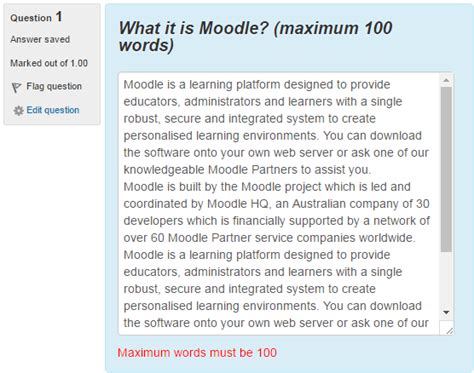 Moodle Extended Essay Validation Plugin Devlion