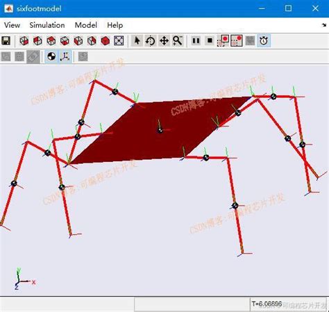六足连杆爬行机器人的simulink建模与仿真六足爬壁机器人电磁铁充放电特性simulink仿真 Csdn博客