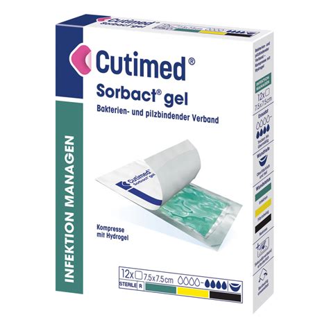 Cutimed Sorbact Gel 7 5 X 7 5 Cm 10 Unidades Vidamedica