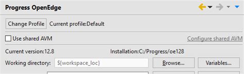openedge how to add the workspace not project directory to a pdsoe