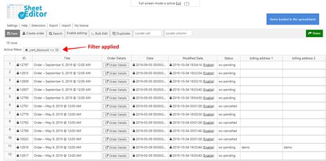 WooCommerce Search Orders By Total Discounts