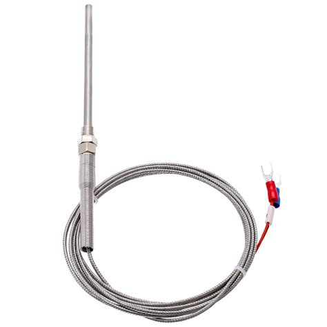 K Type Thermocouple Probe Temperature Sensor Controller Sensor Sensor Probe 100mm Wire 2m Yiwei