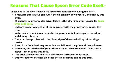 PPT How To Resolve Epson Error Code XE Guide PowerPoint Presentation ID