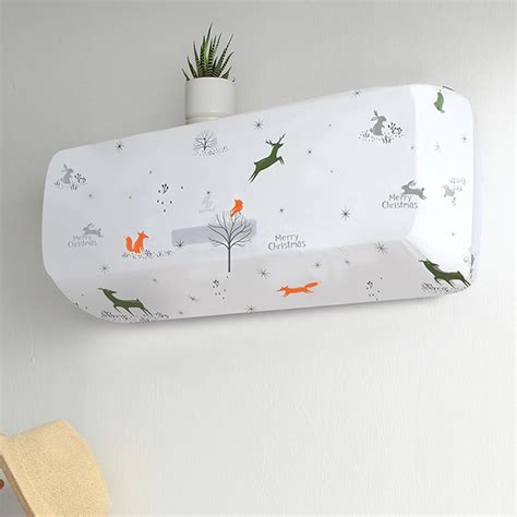 Водонепроницаемый чехол для внутреннего кондиционера с принтом Peva пылезащитный защитный чехол