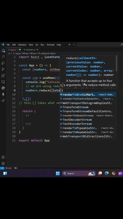 How To Make Usememo Hook In React Js Reactjs Reactjstutorial Javascript Coding Frontend