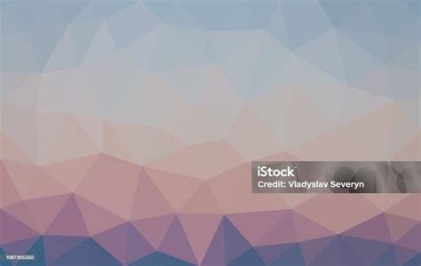 멀티 컬러 블루와 갈색에 대 한 낮은 폴 리 배경 추상 크리스탈 질감 다각형 디자인 벡터 일러스트 레이 션 0명에 대한 스톡 벡터 아트 및 기타 이미지 Istock