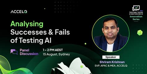 Master Codeless Ai Test Automation With Accelq At Testing Talks Sydney