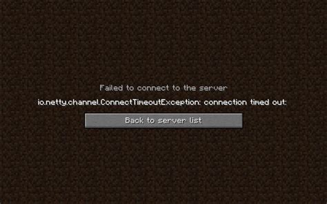 Repair Io Netty Channel Connecttimeoutexception Error On Minecraft