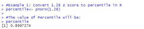 Z Score To Percentile In R Edutized