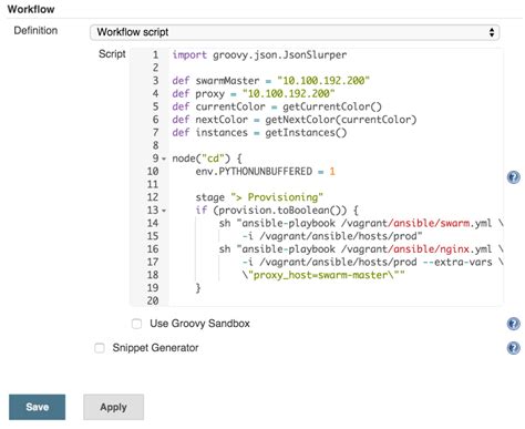 Blue Green Deployment To Docker Swarm With Jenkins Workflow Plugin