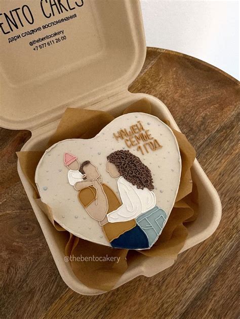 Бенто по фото ☕️🍂 в 2024 г Праздничный торт Красивые торты Торт на годовщину свадьбы