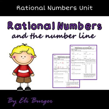 Rational Numbers And The Number Line By Eli Burger TPT
