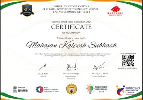 Kalpesh Mahajan On Linkedin Smartindiahackathon Innovation Teamwork Problemsolving Technology