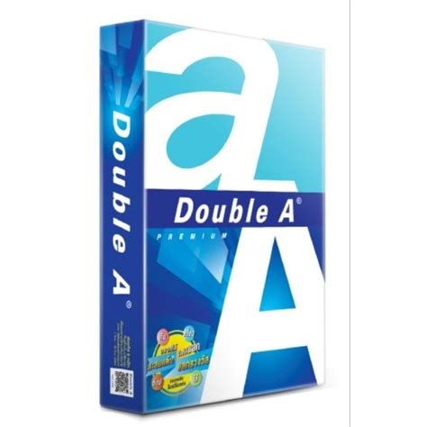 กระดาษถ่ายเอกสาร A4 80g Double A แบ่งขาย แพ็ค20แผ่น Shopee Thailand