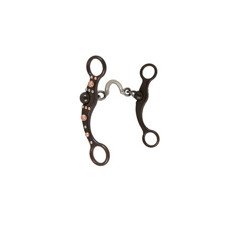 Copper Dotted Ported Chain Bit