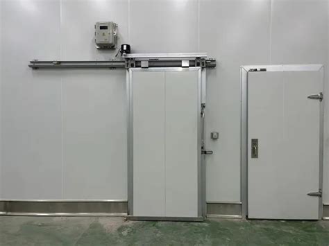 Commercial Thermal Insulated Steel Cold Room Sliding Door For Blast
