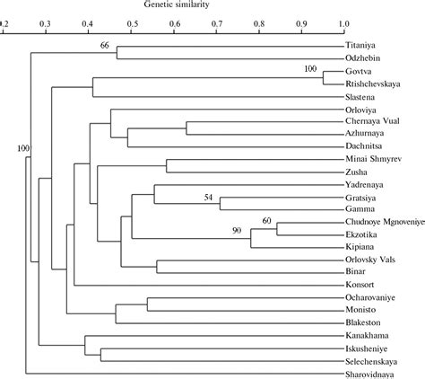 Figure 2 From Microsatellite Loci Polymorphism In Russian Black Currant Ribes Nigrum L