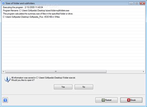 Sizes Of Folders And Subfolders 11 Download Review Screenshots