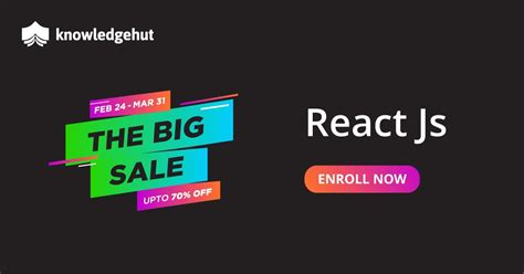 Upgrad Knowledgehut On Linkedin Reactjs Thebigsale Webdevelopment