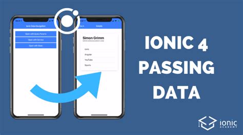 How To Send Data From One Page To Another Ionic V3 Ionic Forum