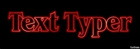 Text Typer 文字効果、ロゴデザイン 書体