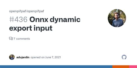 Onnx Dynamic Export Input Issue Openpifpaf Openpifpaf GitHub