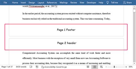 How To Add Page Numbers In Word Software Accountant