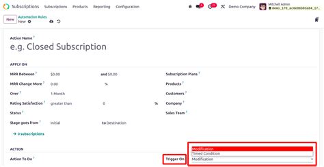 Subscriptions In Odoo Odoo V Enterprise Edition Book