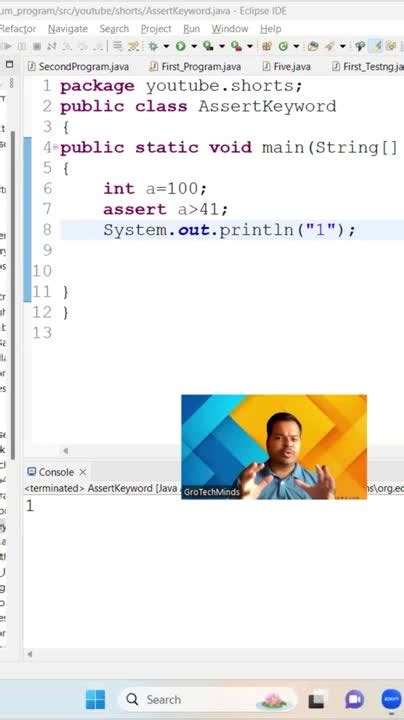 How Assert Keyword In Java Grotechminds Grotechminds Software Private Limited Posted On The