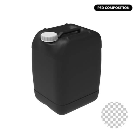Premium Psd Plactic Jerry Can