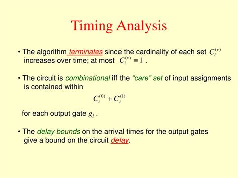 Ppt Timing Analysis Of Cyclic Combinational Circuits Powerpoint Presentation Id 5174831