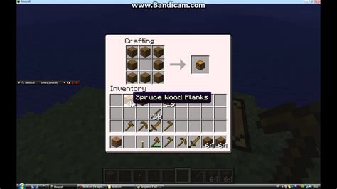 Как скрафтить дверь и сундук Youtube