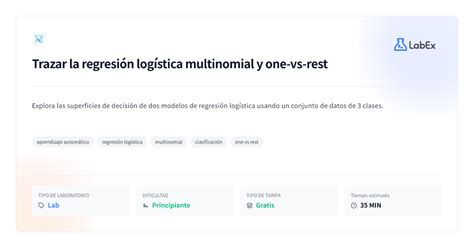 Trazar La Regresión Logística Multinomial Y One Vs Rest Labex